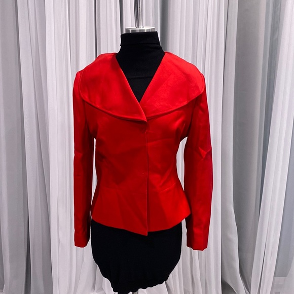 Valentino | Jackets & Coats | Valentino Red Jacket | Poshmark